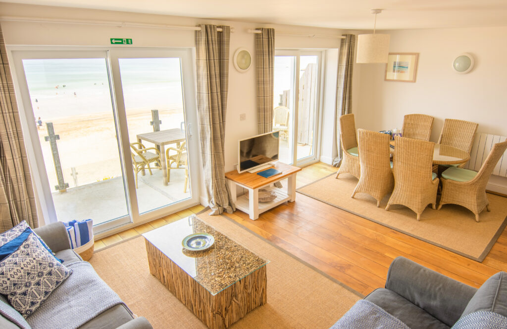 North Cornwall beach stay and getaway at Tolcarne Beach