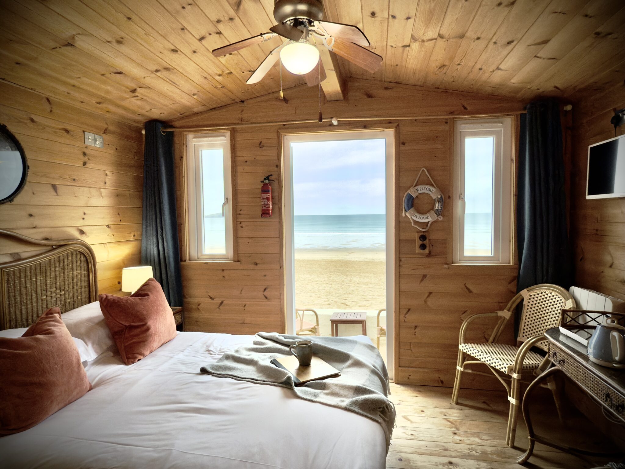 North Cornwall beach stay and getaway at Tolcarne Beach